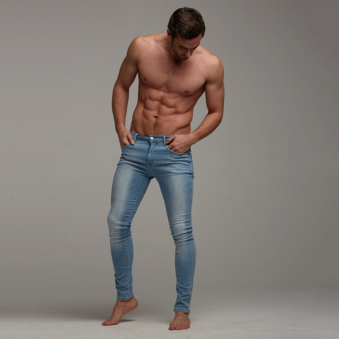 Father Sons Slim Stretch Light Blue Jeans - FSD01